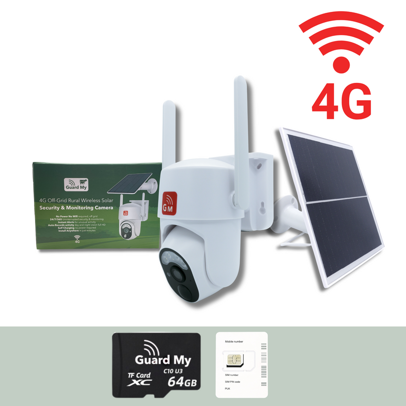 Outdoor 4G Solar Powered Security Camera – GuardMy