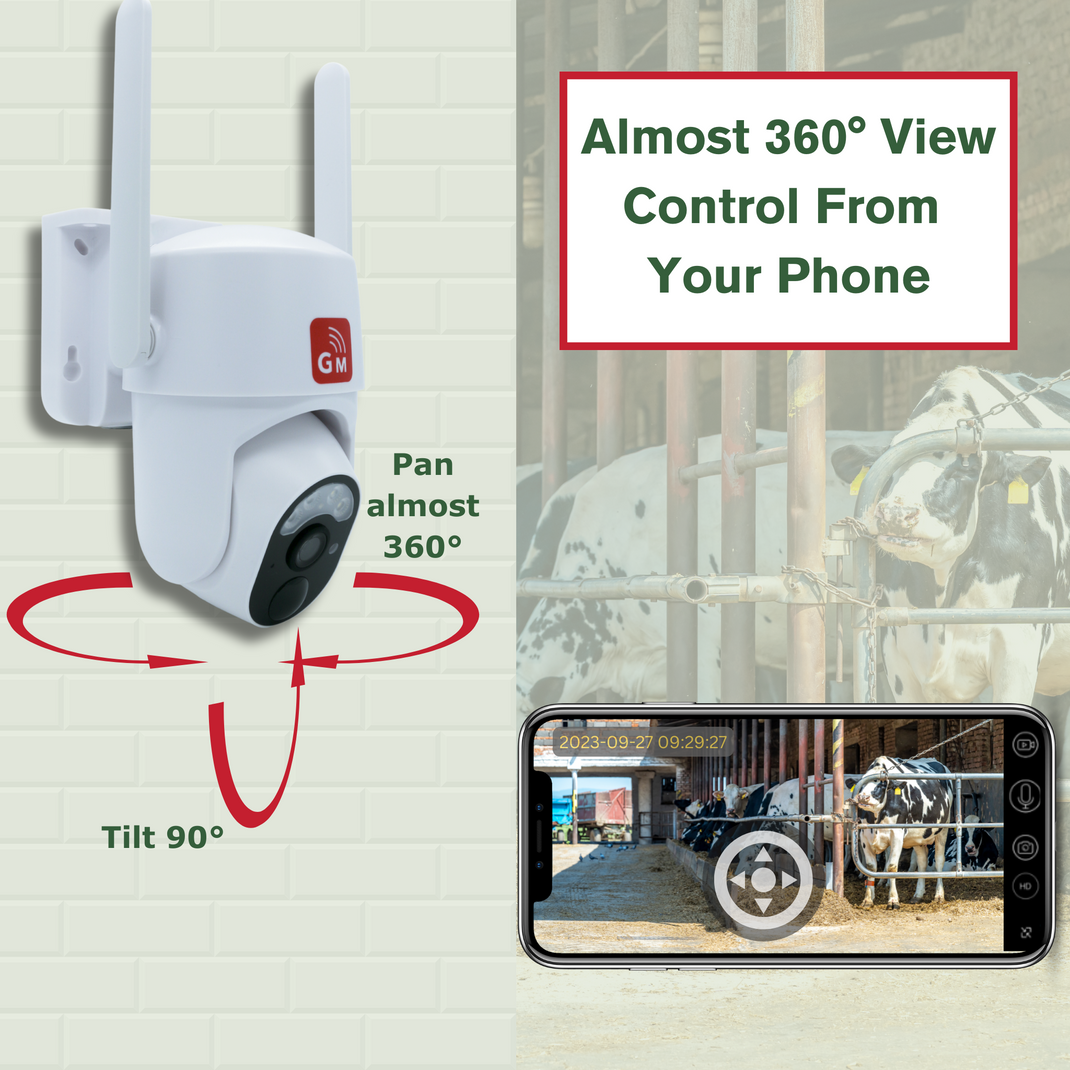 Wireless outdoor security cameras, WIFI & 4G from Guard My Farm – GuardMy
