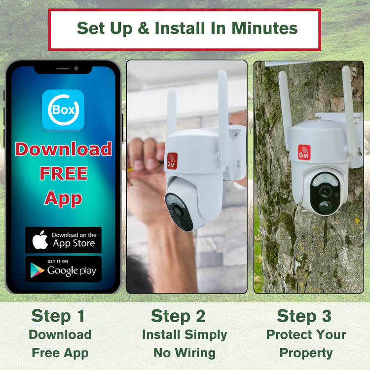 Wireless outdoor security cameras, WIFI & 4G from Guard My Farm – GuardMy